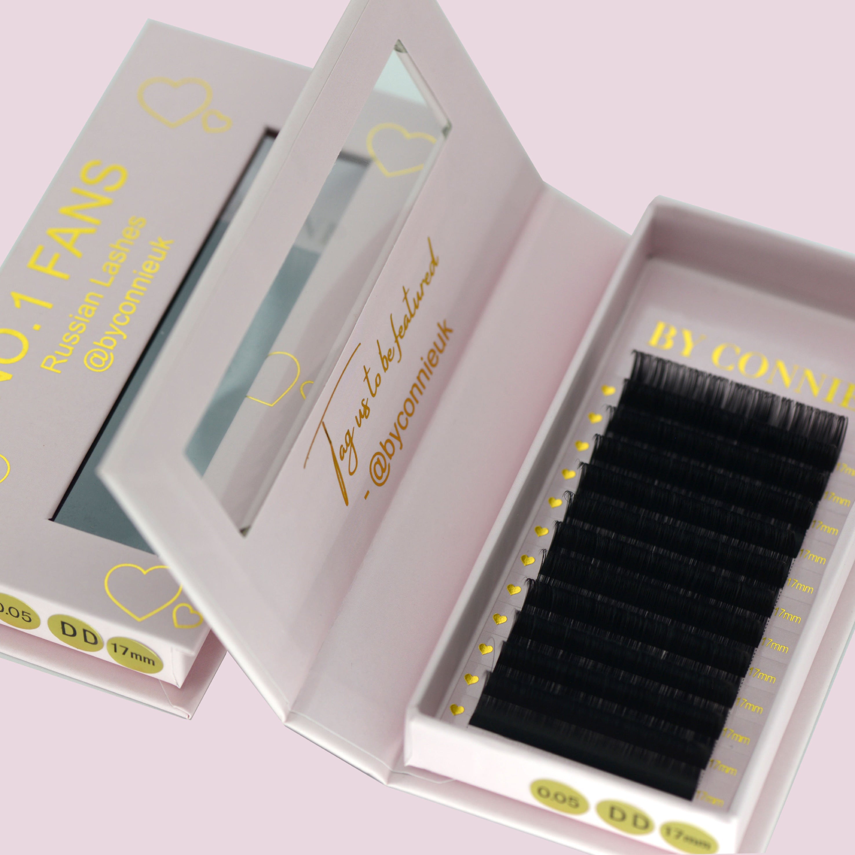 NO.1 FANS - Russian Lashes 0.05 D – BY CONNIE